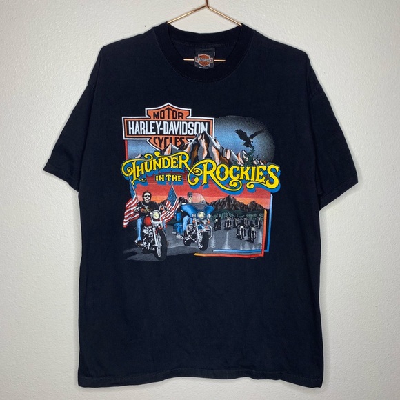 Harley-Davidson | Shirts | Harley Davidson Thunder In The Rockies 999 ...